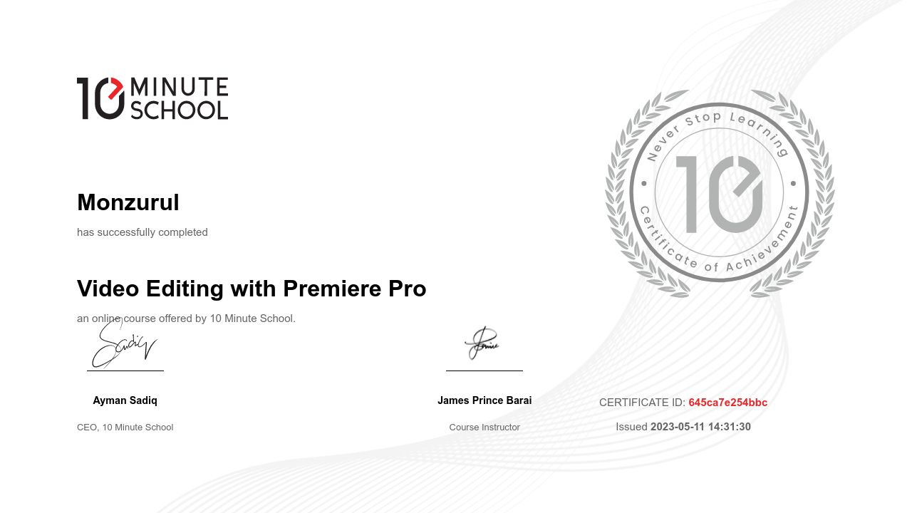 Video Editing with Premiere Pro